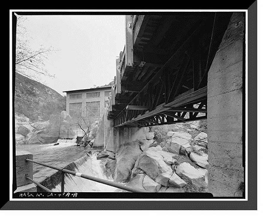 Historic Framed Print, Tule River Hydroelectric Complex, Tule River ...
