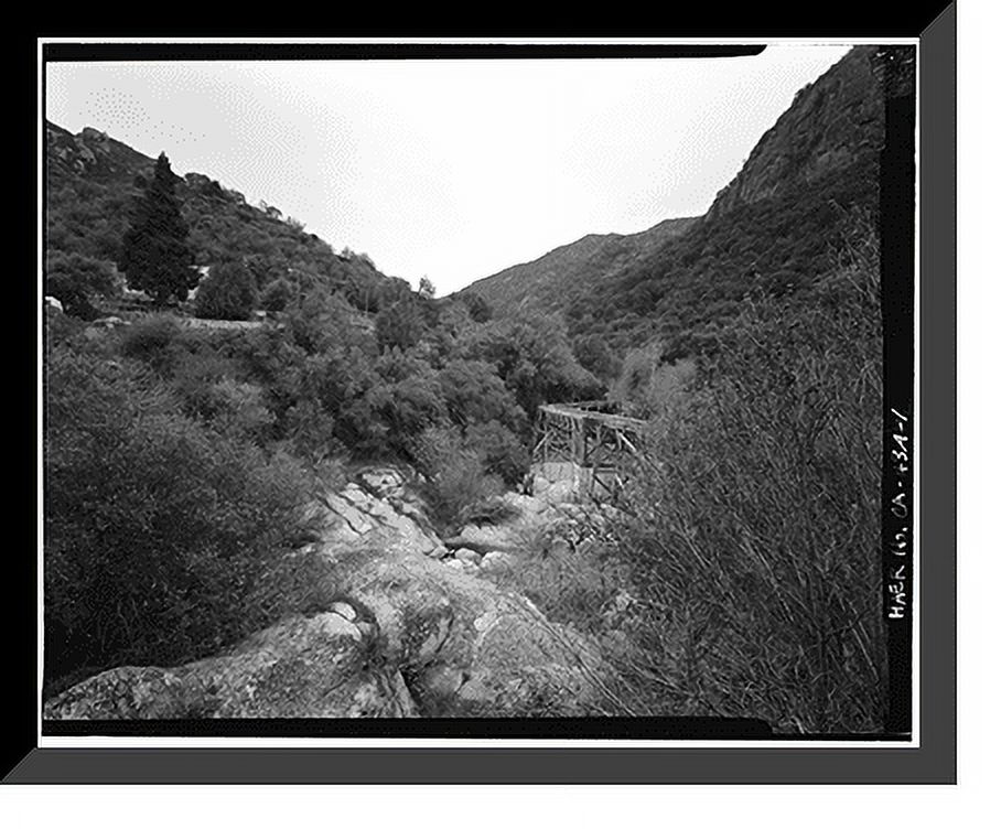 Historic Framed Print, Tule River Hydroelectric Complex, Tule River ...