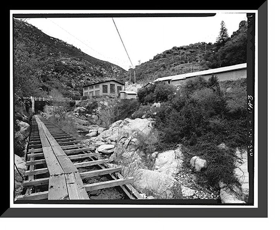 Historic Framed Print, Tule River Hydroelectric Complex, Tule River ...