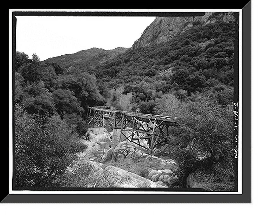 Historic Framed Print, Tule River Hydroelectric Complex, Tule River ...