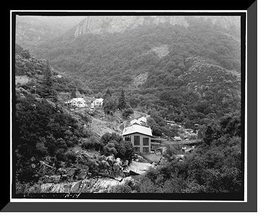 Historic Framed Print, Tule River Hydroelectric Complex, Tule River ...