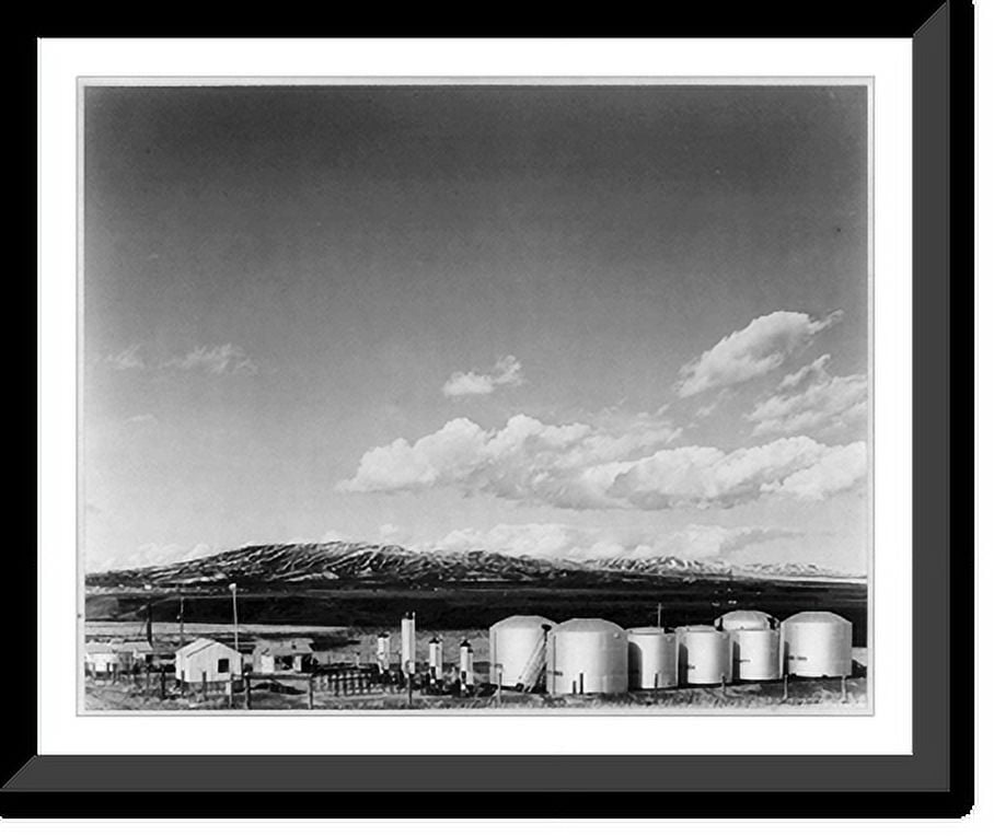Historic Framed Print, [Turner Valley oil fields, Black Diamond ...