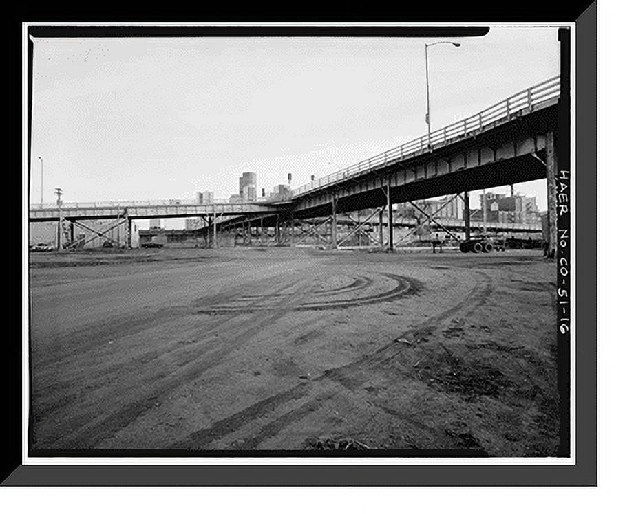 Historic Framed Print, Twentieth Street Viaduct, Spans Platte River ...