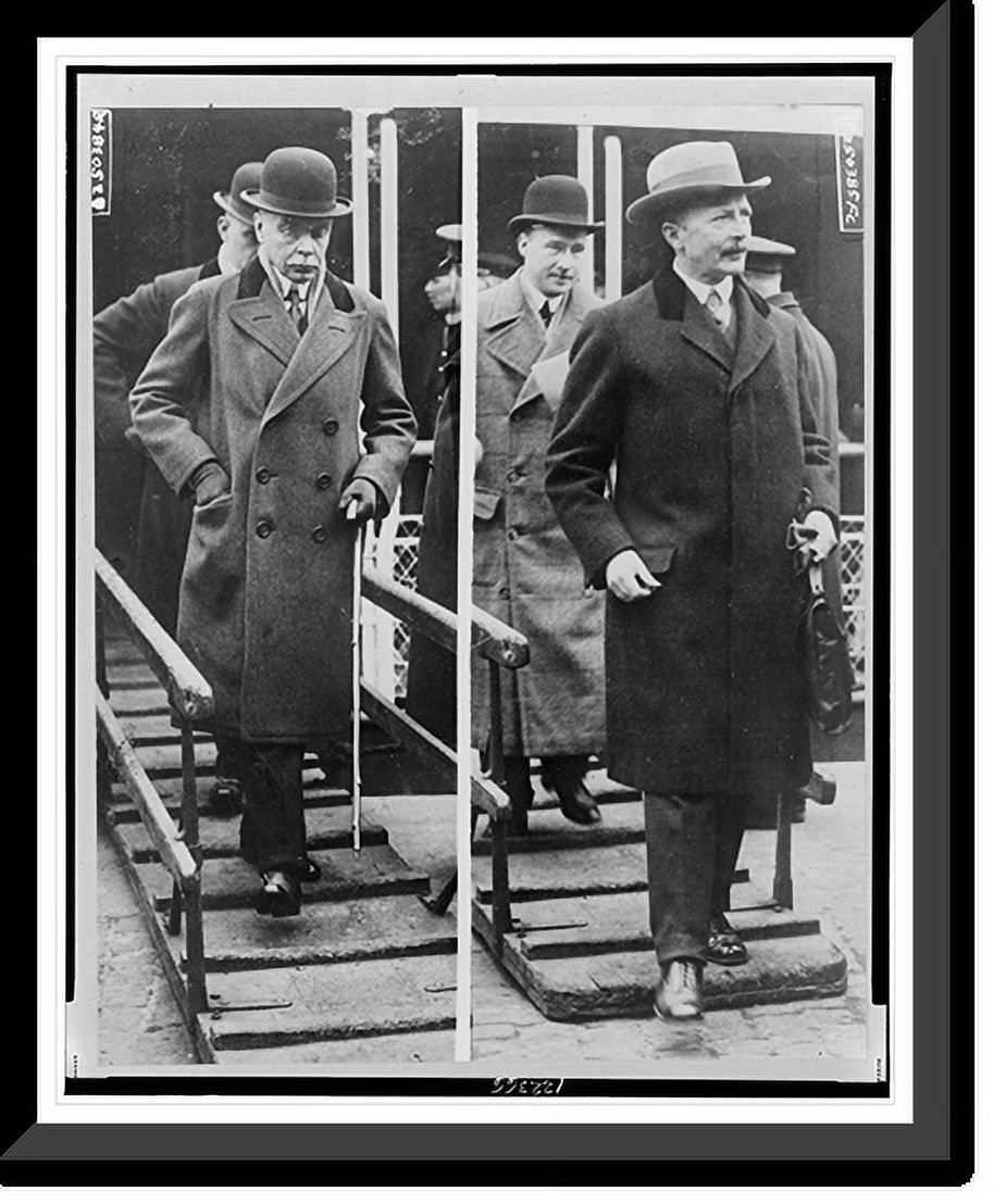 Historic Framed Print, [Two full-length portrait images: General von ...