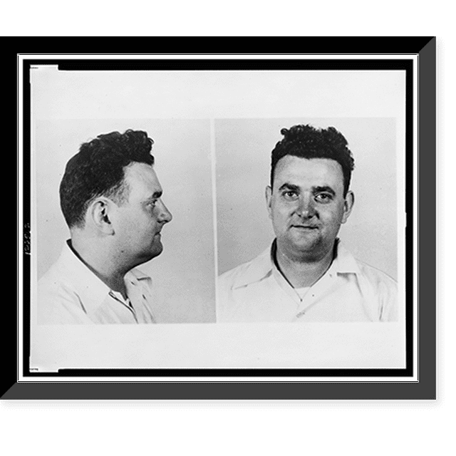 Historic Framed Print, [Two head-and-shoulders portraits of David ...