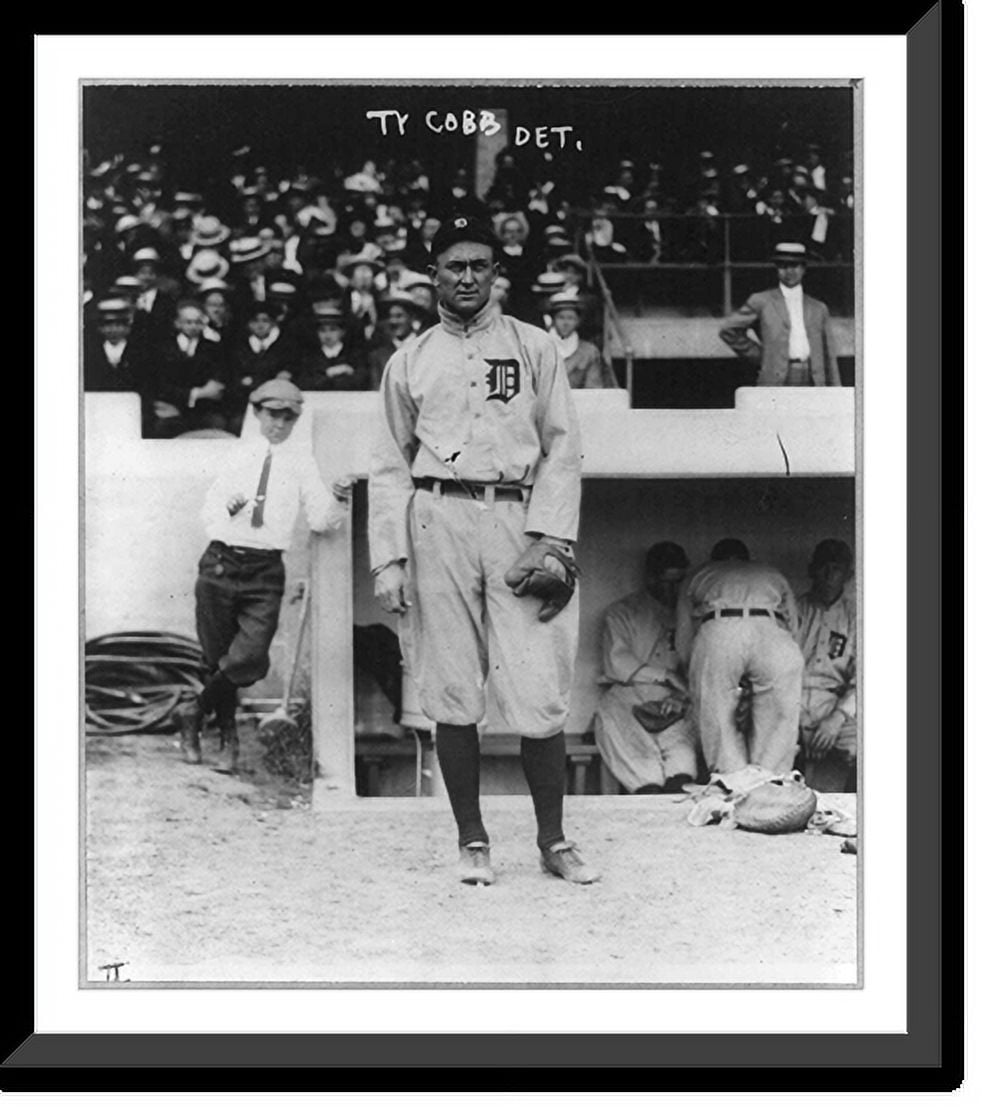 Historic Framed Print, [Tyrus Raymond Cobb, Detroit AL (baseball)], 17 ...