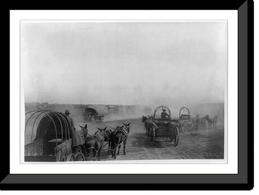 Historic Framed Print, [U.S. Army Punitive Expedition after Villa ...
