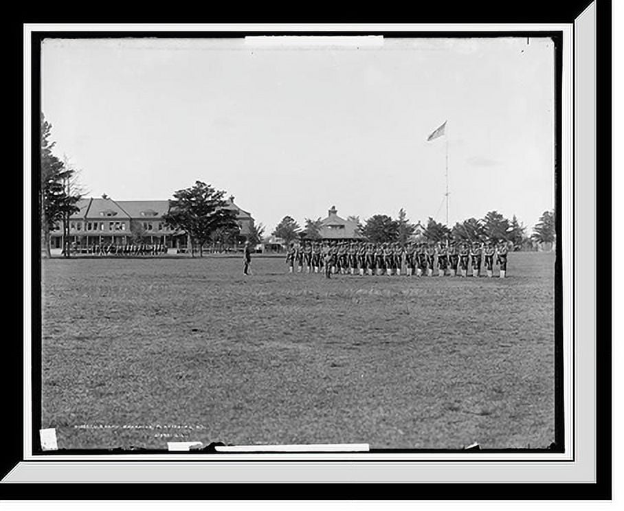 Historic Framed Print, U.S. Army barracks, Plattsburgh, N.Y. - 2, 17-7/ ...