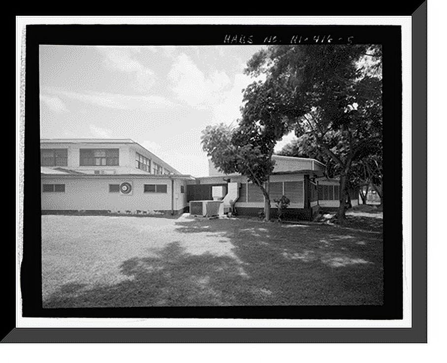 Historic Framed Print, U.S. Naval Base, Pearl Harbor, Bloch Recreation ...