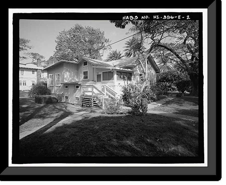 Historic Framed Print, U.S. Naval Base, Pearl Harbor, Naval Housing ...