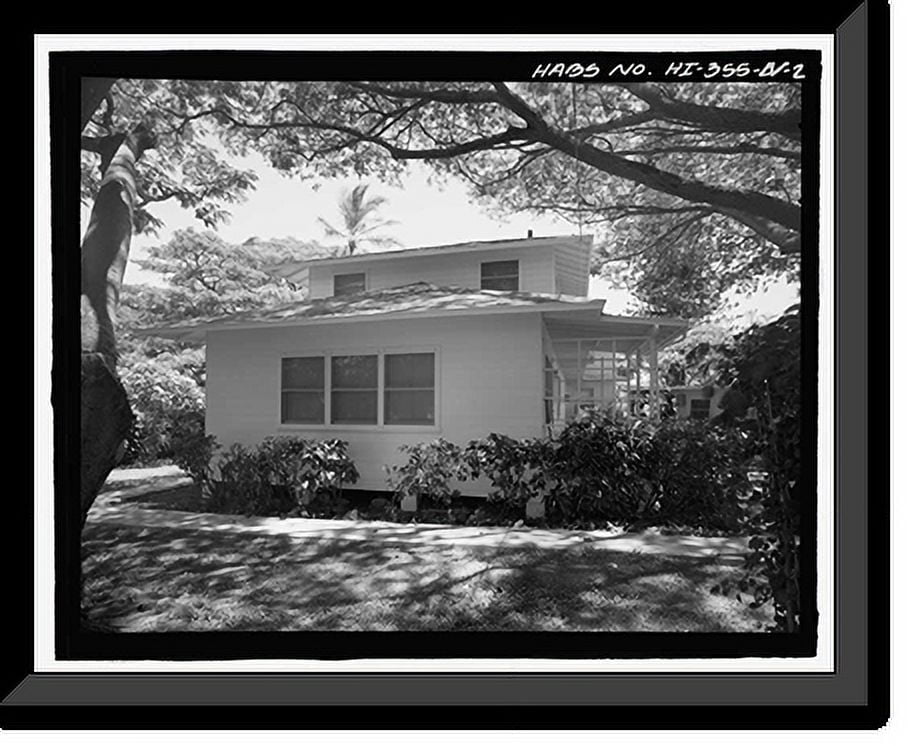 Historic Framed Print, U.S. Naval Base, Pearl Harbor, Naval Housing ...