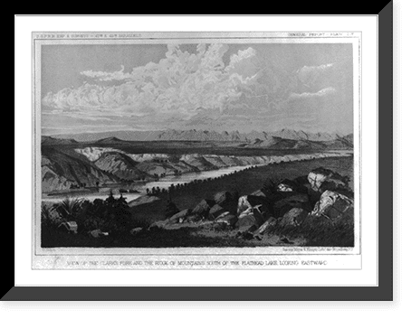 Historic Framed Print, U.S.P.R.R. Exp. & Survey - 47th and 49 Parallels ...