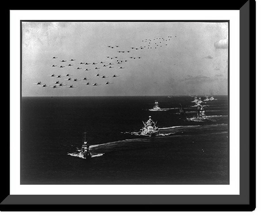 Historic Framed Print, [U.S. Pacific Fleet maneuvers, Sept. 1940. Head ...