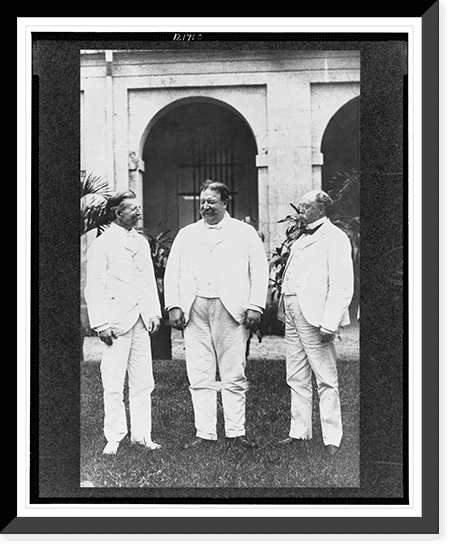 Historic Framed Print, [U.S. Philippine commissioners General Luke E ...