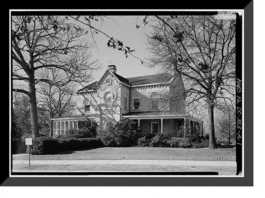 Historic Framed Print, U.S. Soldiers Home, Quarters No. 1, Rock Creek ...