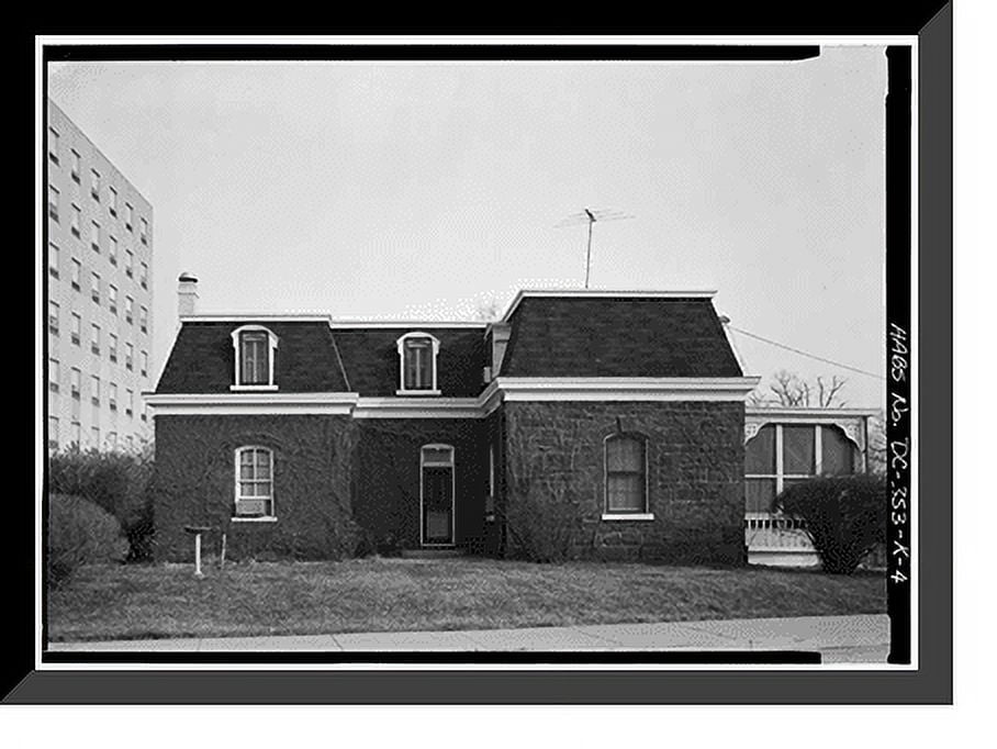 Historic Framed Print, U.S. Soldiers Home, Stone House with Mansard ... Historic Framed Print, U.S. Soldiers Home, Stone House with Mansard ...