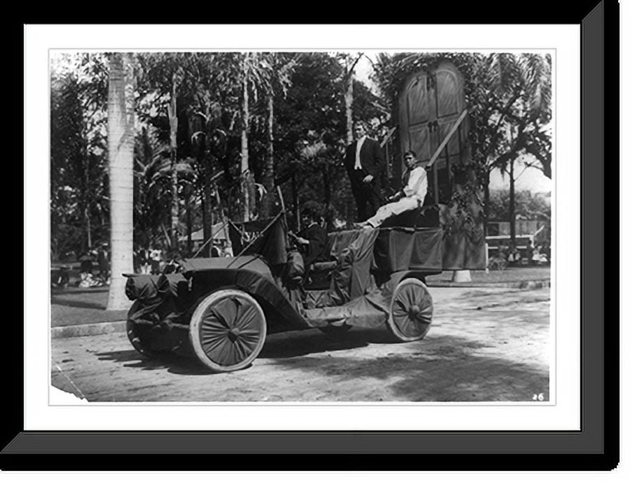 Historic Framed Print, Ubediah seeking knowledge on steps of Old Eli ...