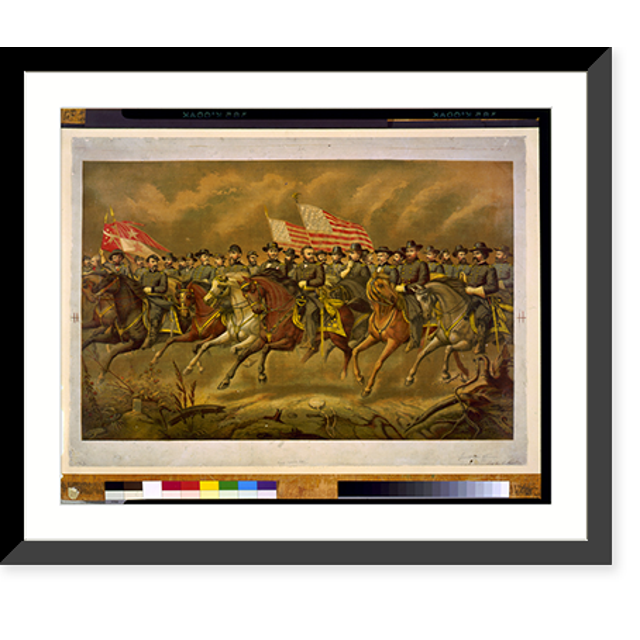 Historic Framed Print, [Ulysses S. Grant and his Generals on horseback ... Historic Framed Print, [Ulysses S. Grant and his Generals on horseback ...