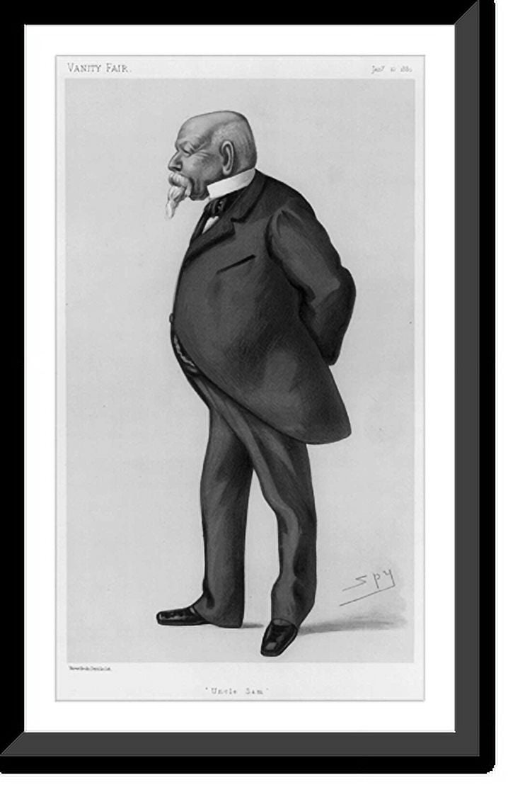 Historic Framed Print, Uncle Sam"", 17-7/8" x 21-7/8" - Walmart.com