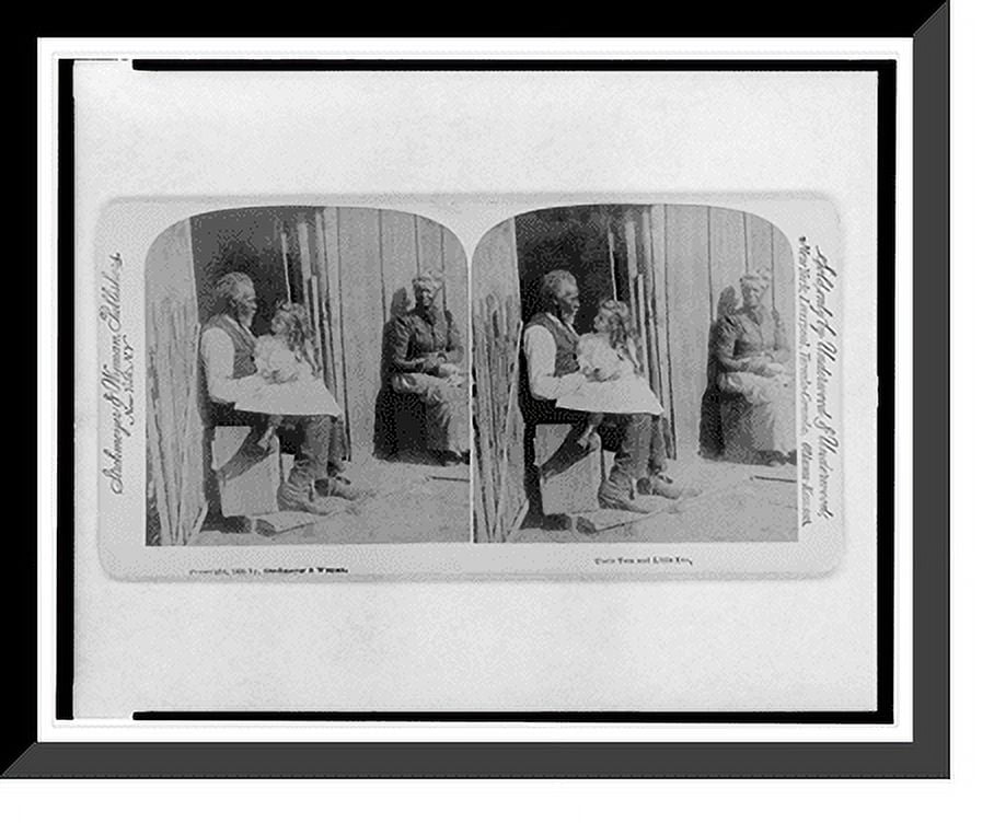 Historic Framed Print, Uncle Tom and Little Eva, 17-7/8" x 21-7/8 ...