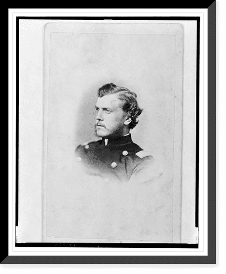 Historic Framed Print, [Unidentified Union officer, bust portrait ...