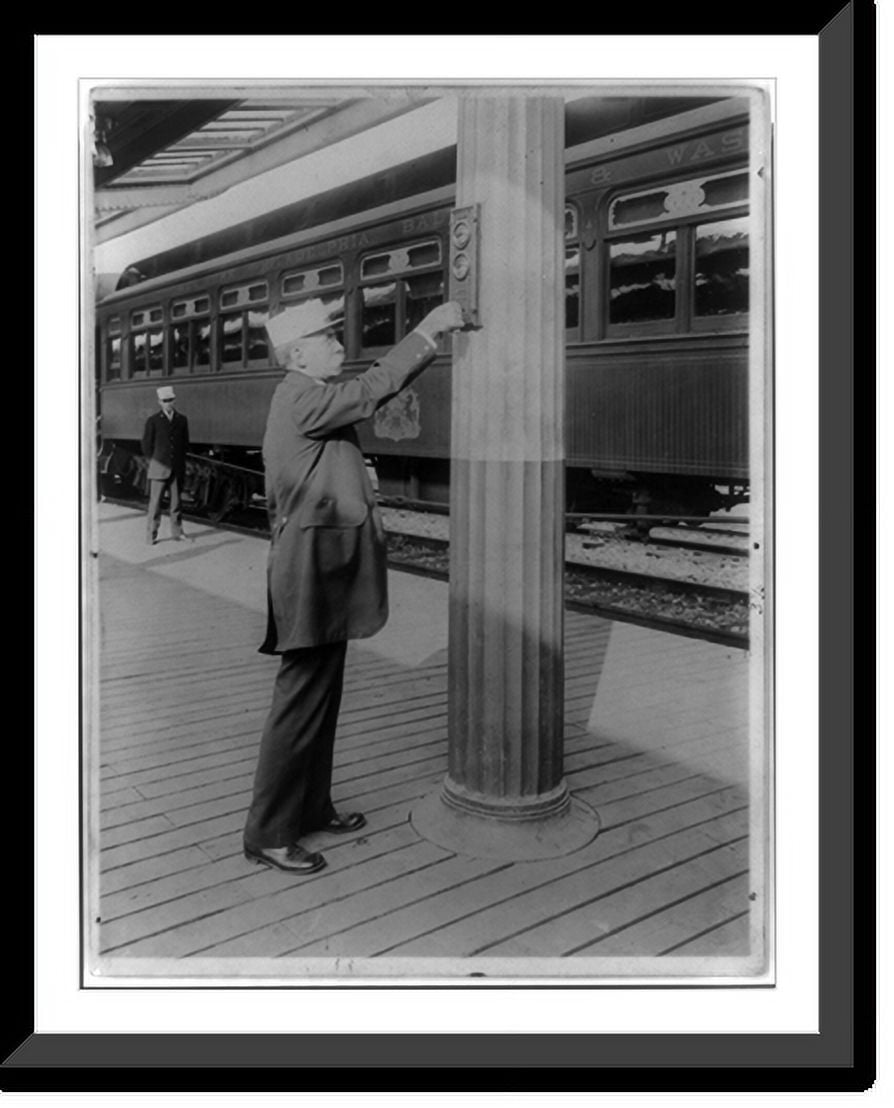 Historic Framed Print, [Union Station, Washington, D.C.: train ...