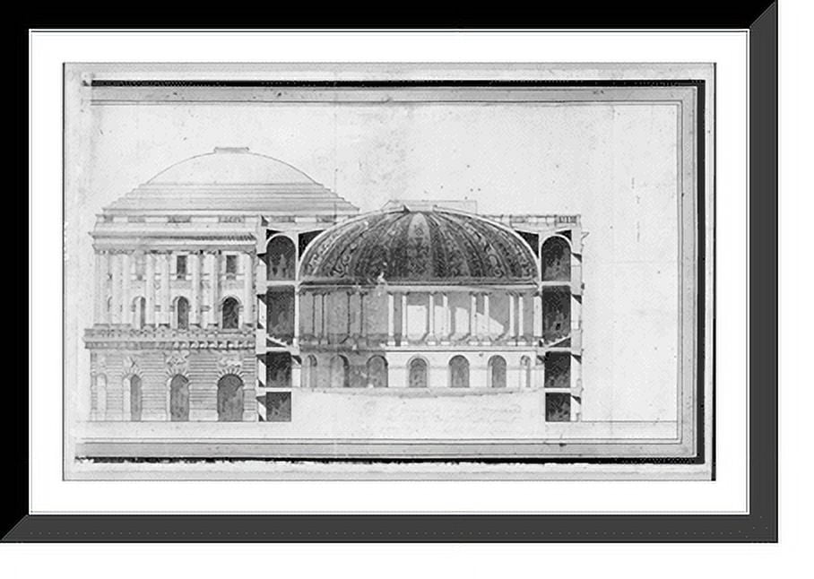 Historic Framed Print, [United States Capitol (Federal Capitol ...