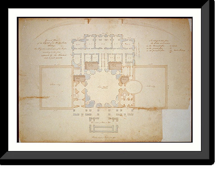 Historic Framed Print, [United States Capitol, Washington, D.C. First ...