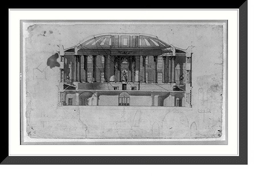 Historic Framed Print, [United States Capitol, Washington, D.C. Section ...
