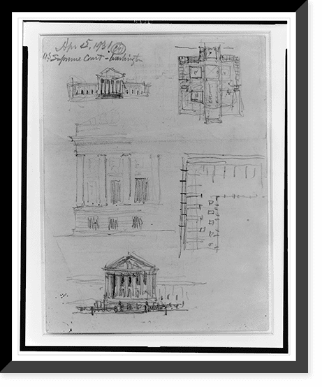 Historic Framed Print, [United States Supreme Court, Washington, D.C ...