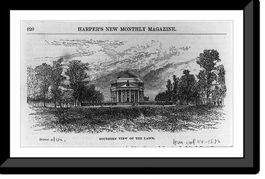 Historic Framed Print, [University of Va. at Charlottesville] Southern ...