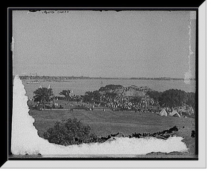 Historic Framed Print, [Unveiling tablet commemorating first settlement ...