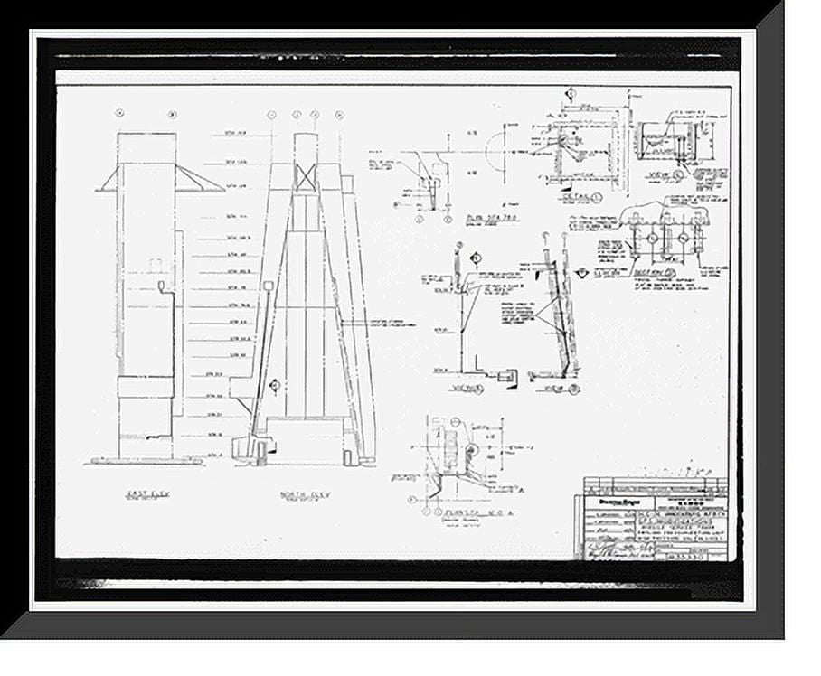 Historic Framed Print, Vandenberg Air Force Base, Space Launch Complex ...