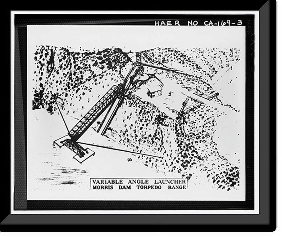 Historic Framed Print, Variable Angle Launcher Complex, CA State ...
