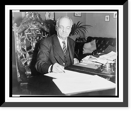 Historic Framed Print, [Vice President Charles Curtis, half-length ...