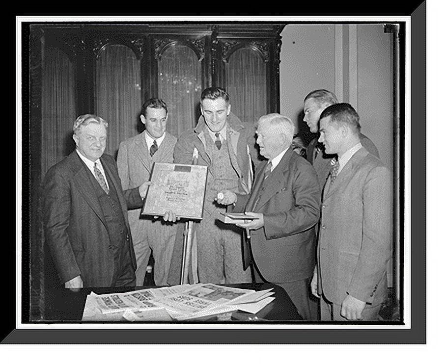 Historic Framed Print, [Vice President John N. Garner and group; with ...