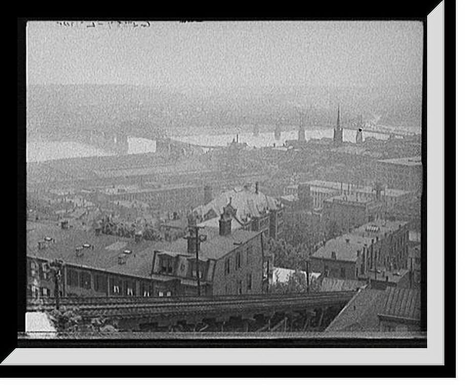 Historic Framed Print, [View from Mount Adams, Cincinnati, Ohio] - 8 ...