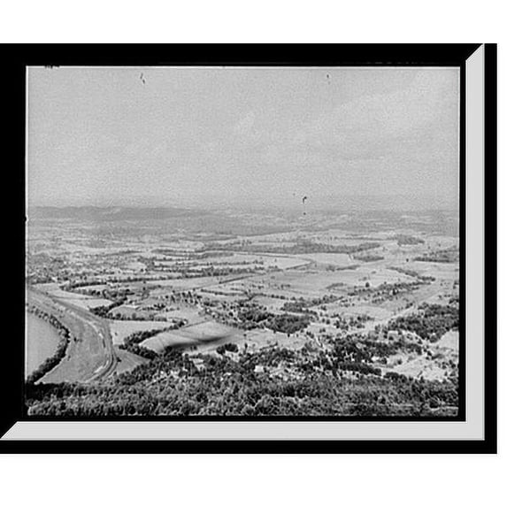Historic Framed Print, View from Point Lookout, Lookout Mountain - 10 ...