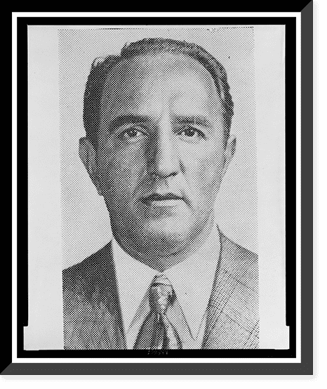 Historic Framed Print, [Vincent Alo, alias Jimmy Blue Eyes, head-and ...