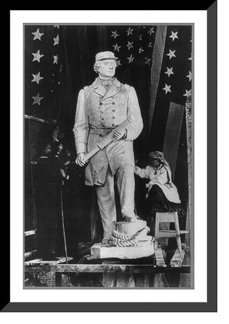 Historic Framed Print, Vinnie Ream Hoxie, photos of her sculpture: at ...