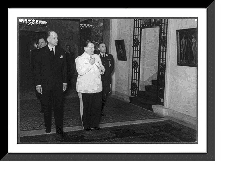Historic Framed Print, [Visit of Sumner Welles to Hermann Göring's home ...