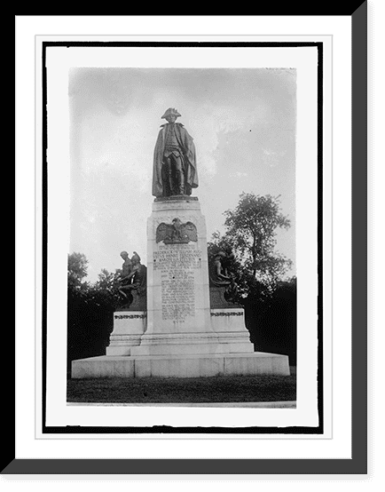 Historic Framed Print, Von Stenben statue, 17-7/8" x 21-7/8" - Walmart.com