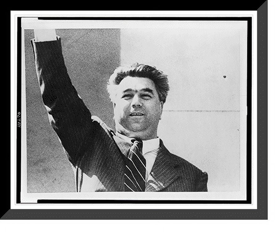 Historic Framed Print, [Vulko Chervenkov, head-and-shoulders portrait ...