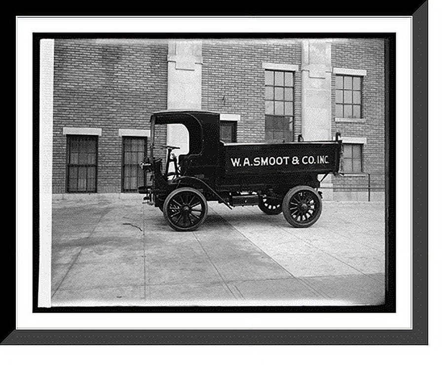 Historic Framed Print, W.A. Smoot & Co. autocar truck, 17-7/8" x 21-7/8 ...
