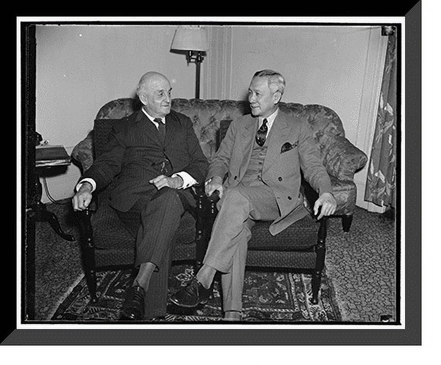 Historic Framed Print, W. Cameron Forbes & Sergio Osmera, 17-7/8" x 21 ...