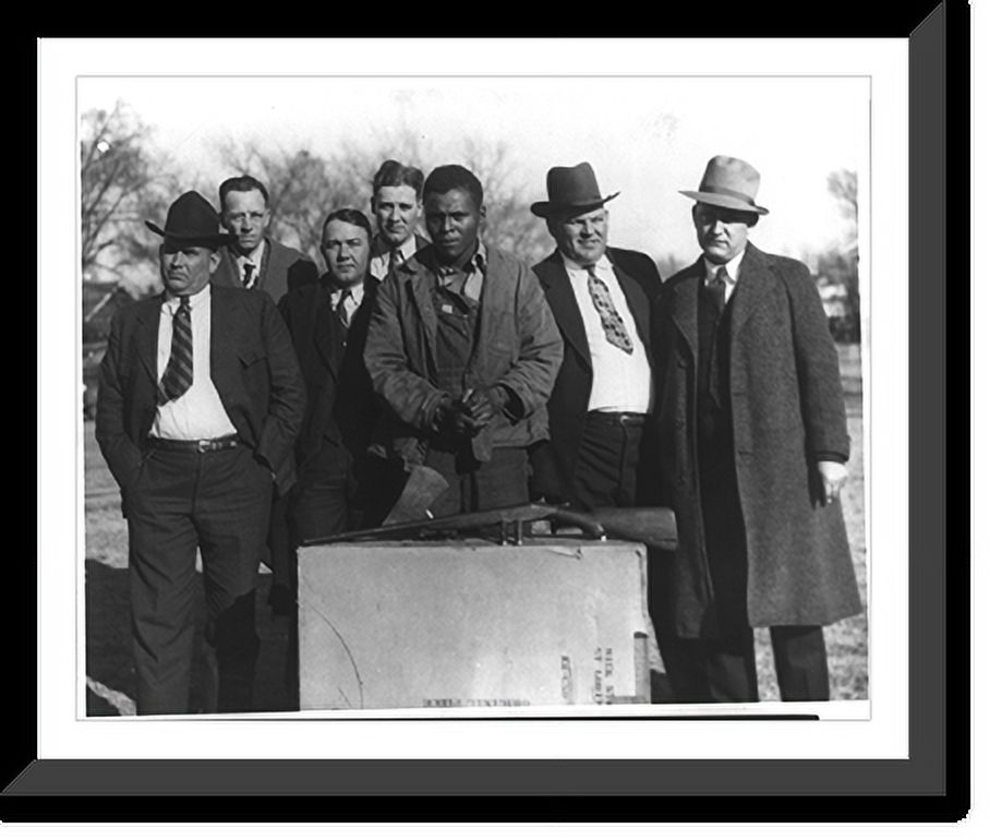 Historic Framed Print, [W.D. Lyons, NAACP defendant, handcuffed and ...