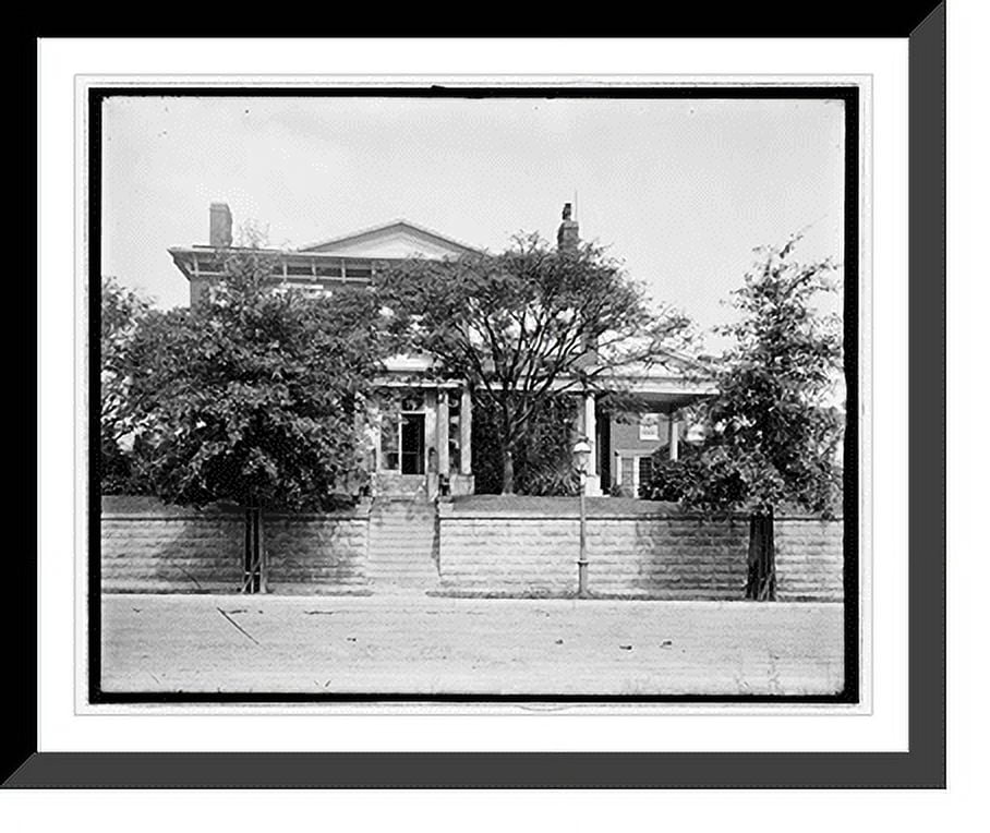 Historic Framed Print, W.J. Bryan house, 17-7/8" x 21-7/8" - Walmart.com