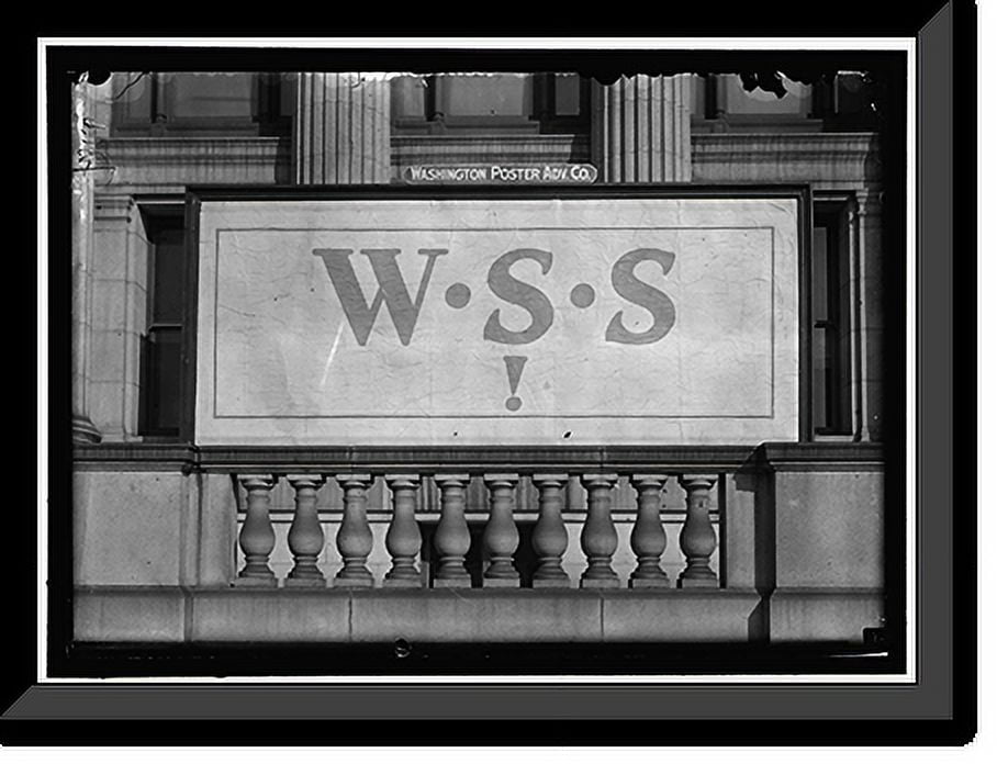 Historic Framed Print, W.S.S. POSTER, 17-7/8" x 21-7/8" - Walmart.com