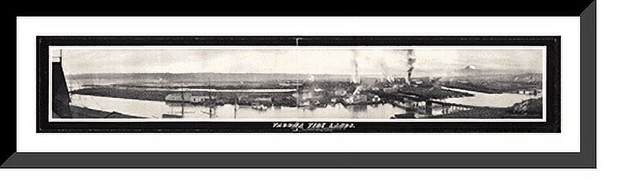 Historic Framed Print, WA 1910 Tacoma tide lands, January PHOTO, 36-3/8 ...