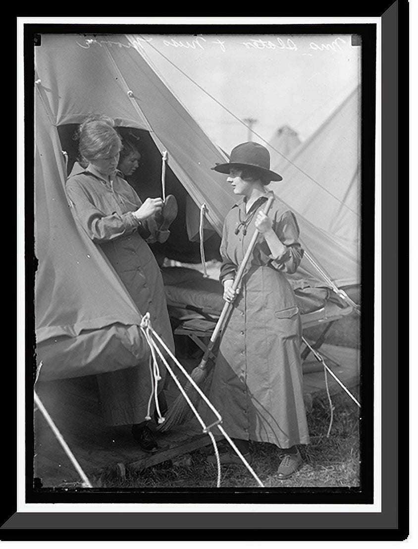 Historic Framed Print, WOMAN'S NATIONAL SERVICE SCHOOL, UNDER WOMAN'S ...